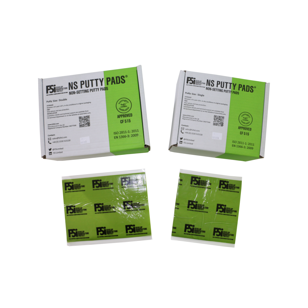 FSI putty pads NS single 170x170mm - Fireprotect